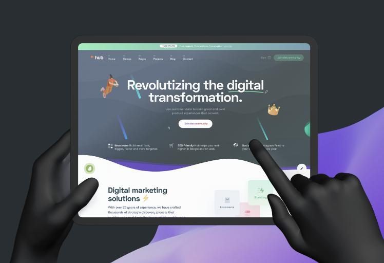 Hub Website Builder – #1 WordPress Website Builder of the Year